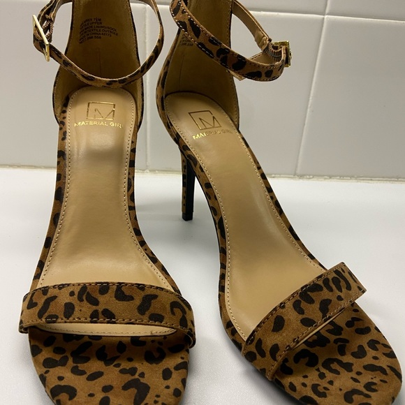 Material Girl | Shoes | Material Girl Blaire Open Toe Ankle Strap ...